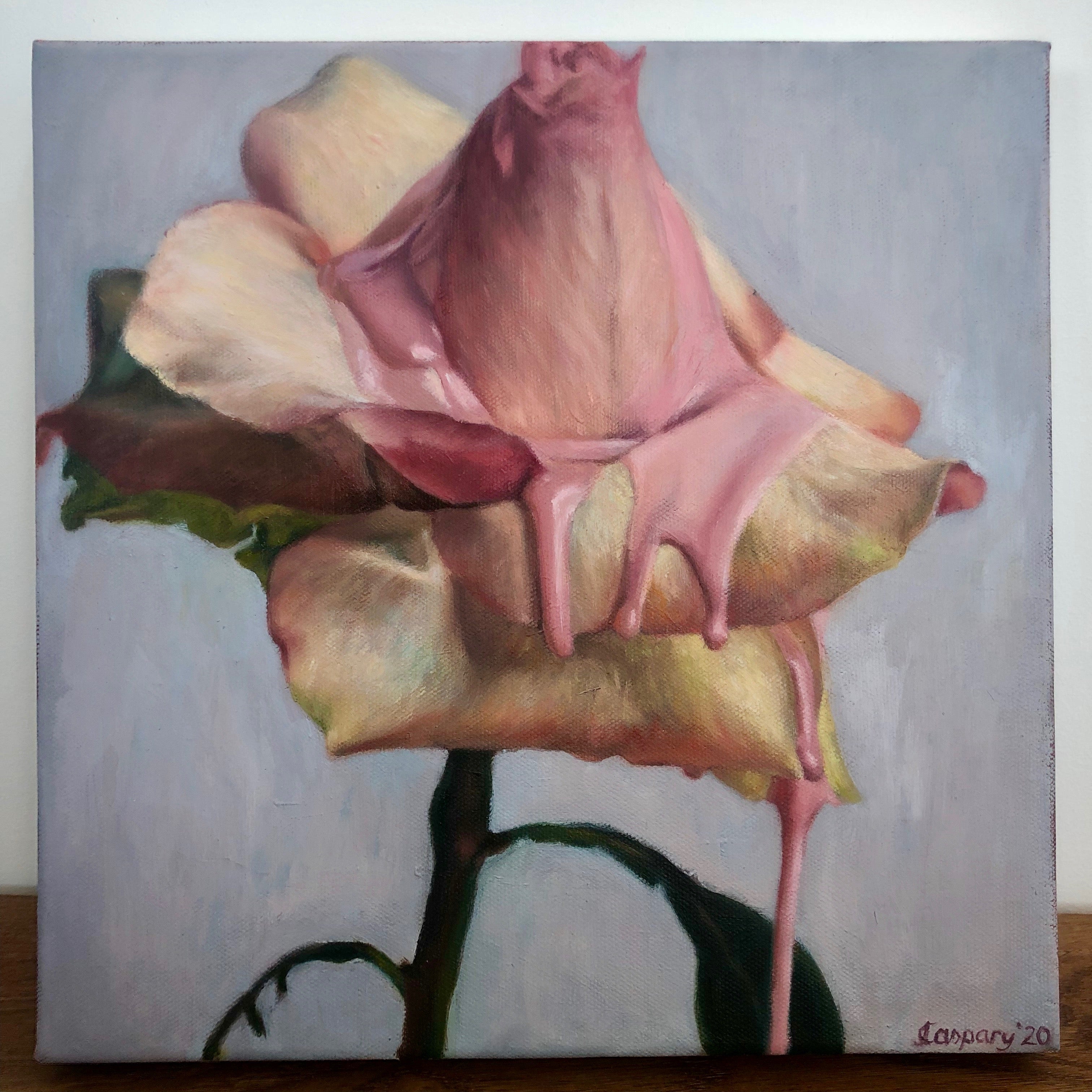 Vicki's Rose 30 x 30cm – Jenna Caspary